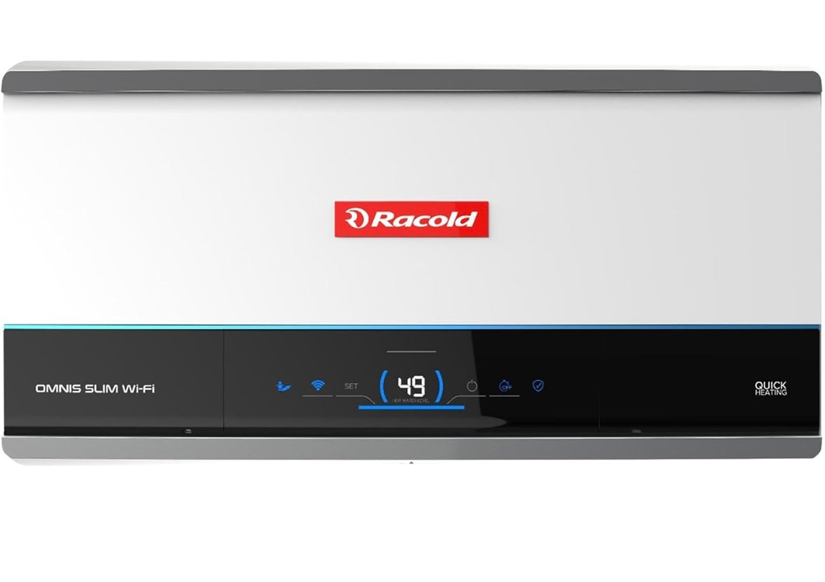 Racold Omnis Slim DG wifi water heater 25 litres with display screen ...