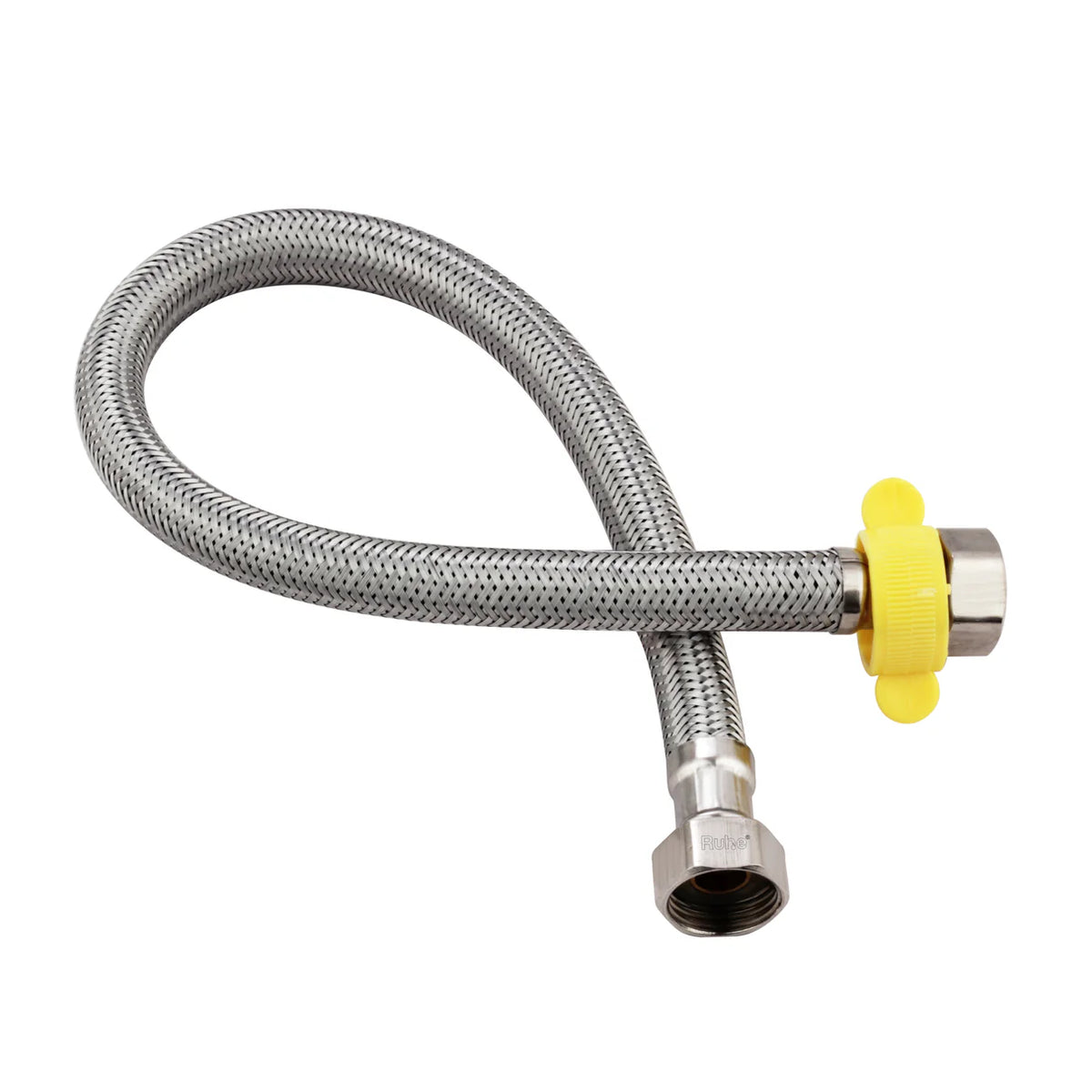 Picaso SS connection pipe 24" with brass nut - 2 feet – bathkart.in