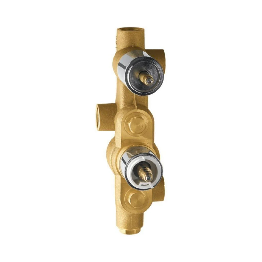 Jaquar 2 Way Thermostatic Diverter Valve Aquamax ALD-CHR-681 - Chrome ...