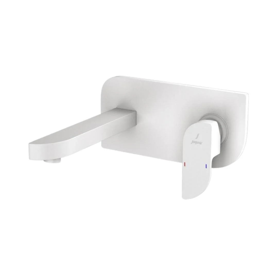 Jaquar Wall Mounted Basin Mixer Alive ALI-WHM-85233NK - White Matt ...