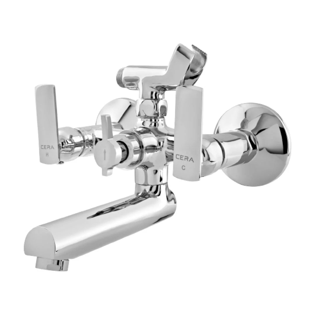 Cera 2 Way Wall Mixer Titanium F1003404 - Chrome Finish – bathkart.in