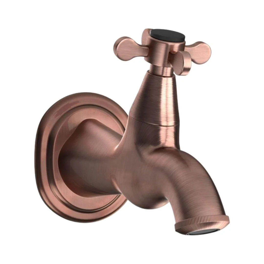 Jaquar WC Area Bib Tap Queens Prime QQP-ACR-7037PM - Antique Copper ...