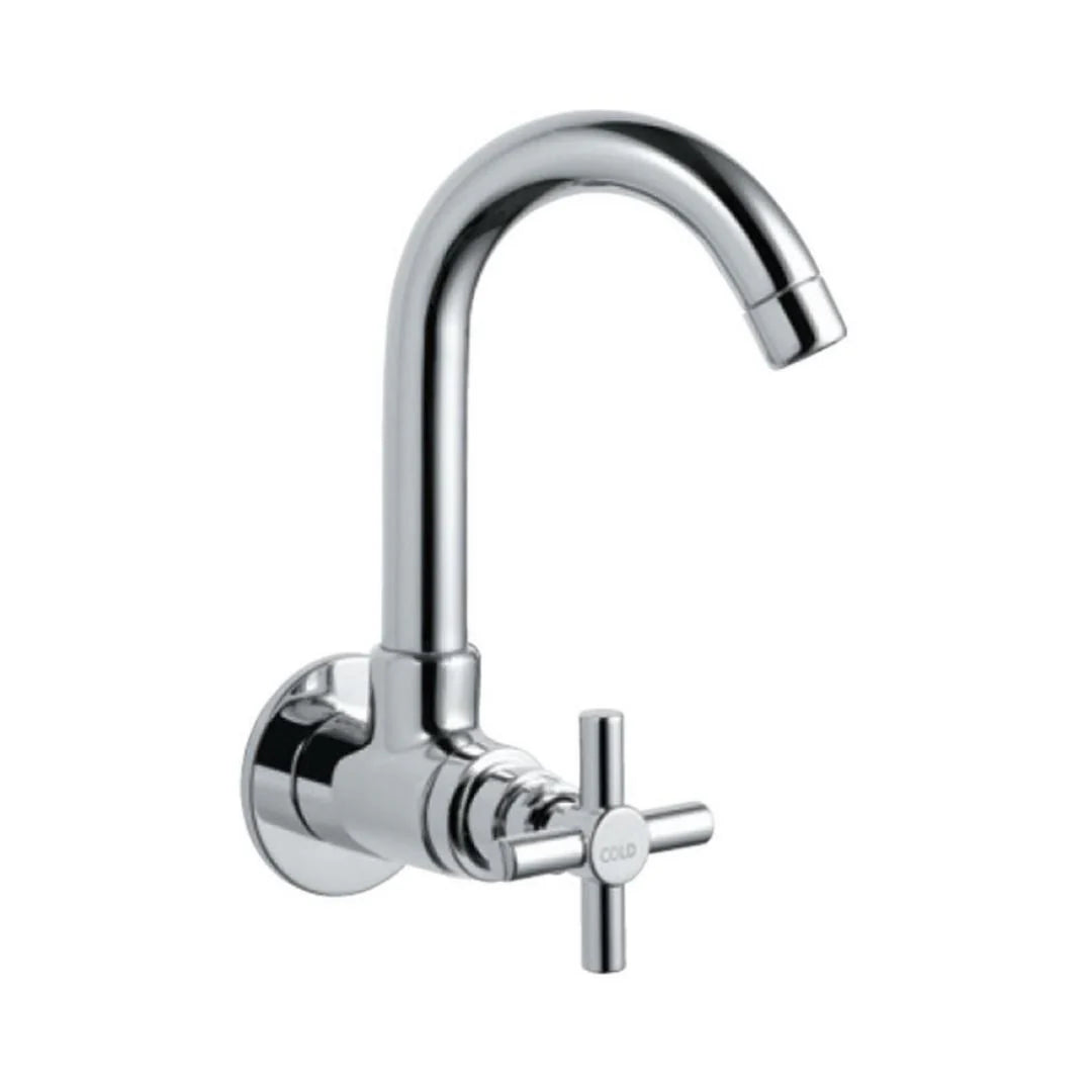 Jaquar Wall Mounted Regular Kitchen Sink Tap Solo SOL-6347 with Swingi ...