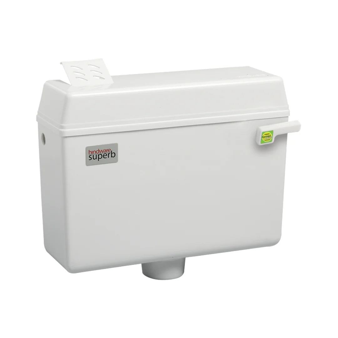 Hindware External Wall Mounted Cistern Without Frame SUPERB - White ...